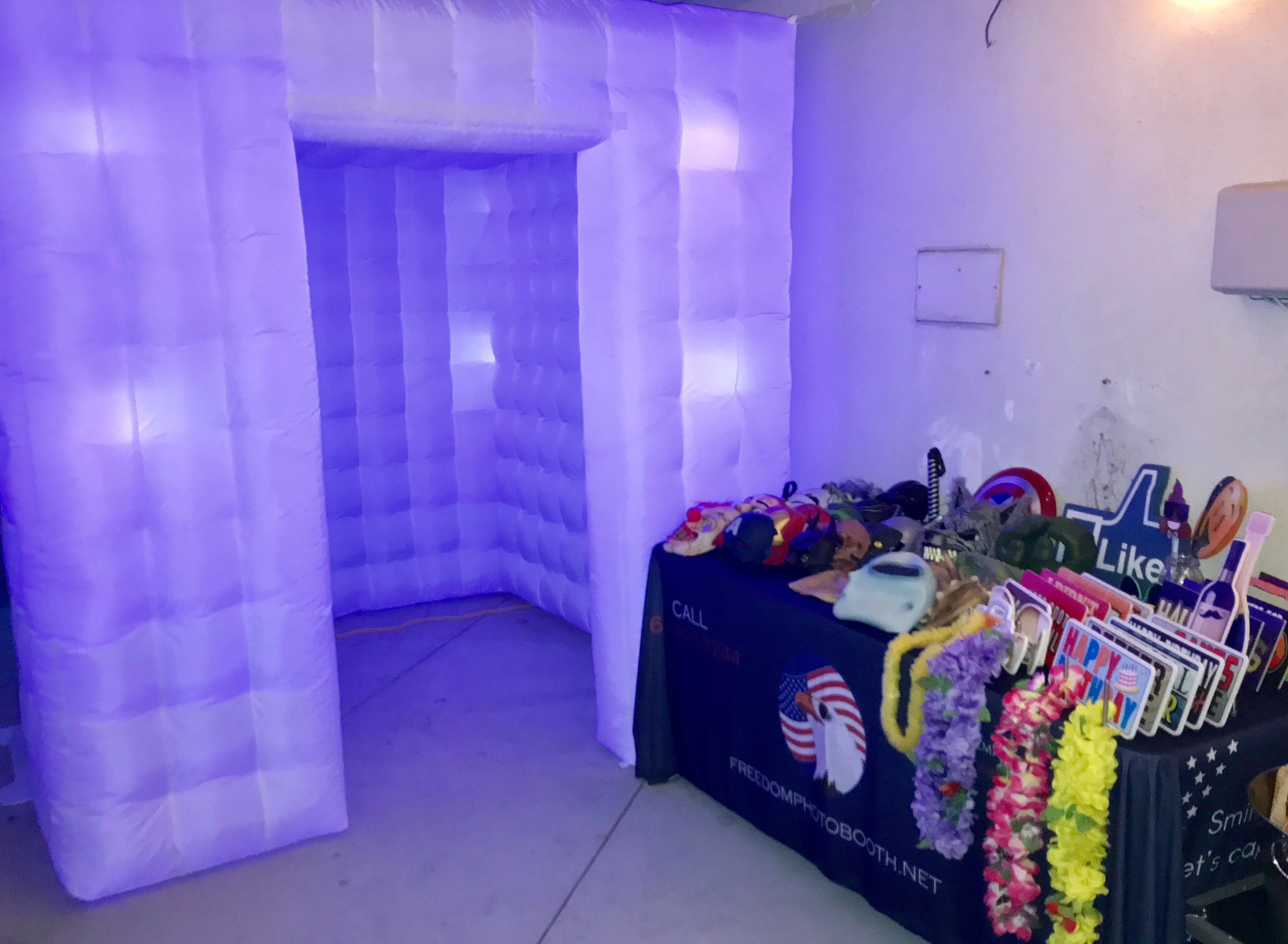 LED Inflatable Cube – Freedom Photobooth